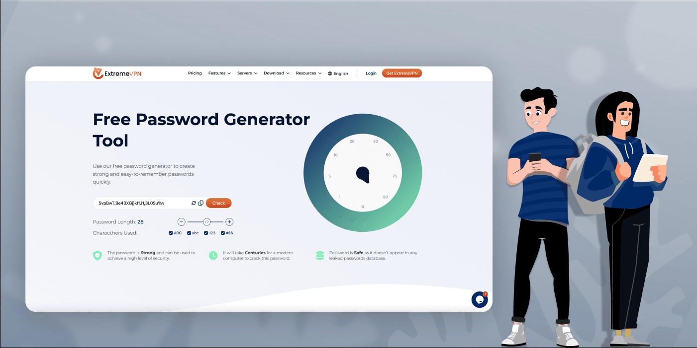 Strong Password Generator and Strength Test Tool - ExtremeVPN