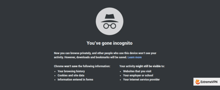 What is an Incognito Mode? How Does it Work? - ExtremeVPN