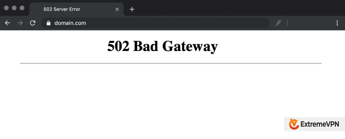How to Fix a 502 Bad Gateway Error (14 Easy Methods) - ExtremeVPN
