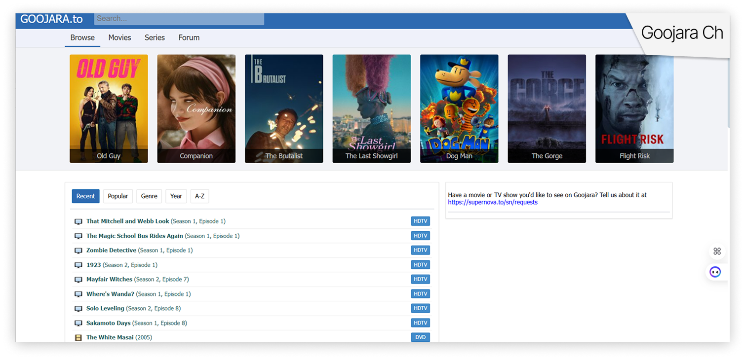 The 9 Best Legal Goojara Ch Alternatives in 2025 - ExtremeVPN