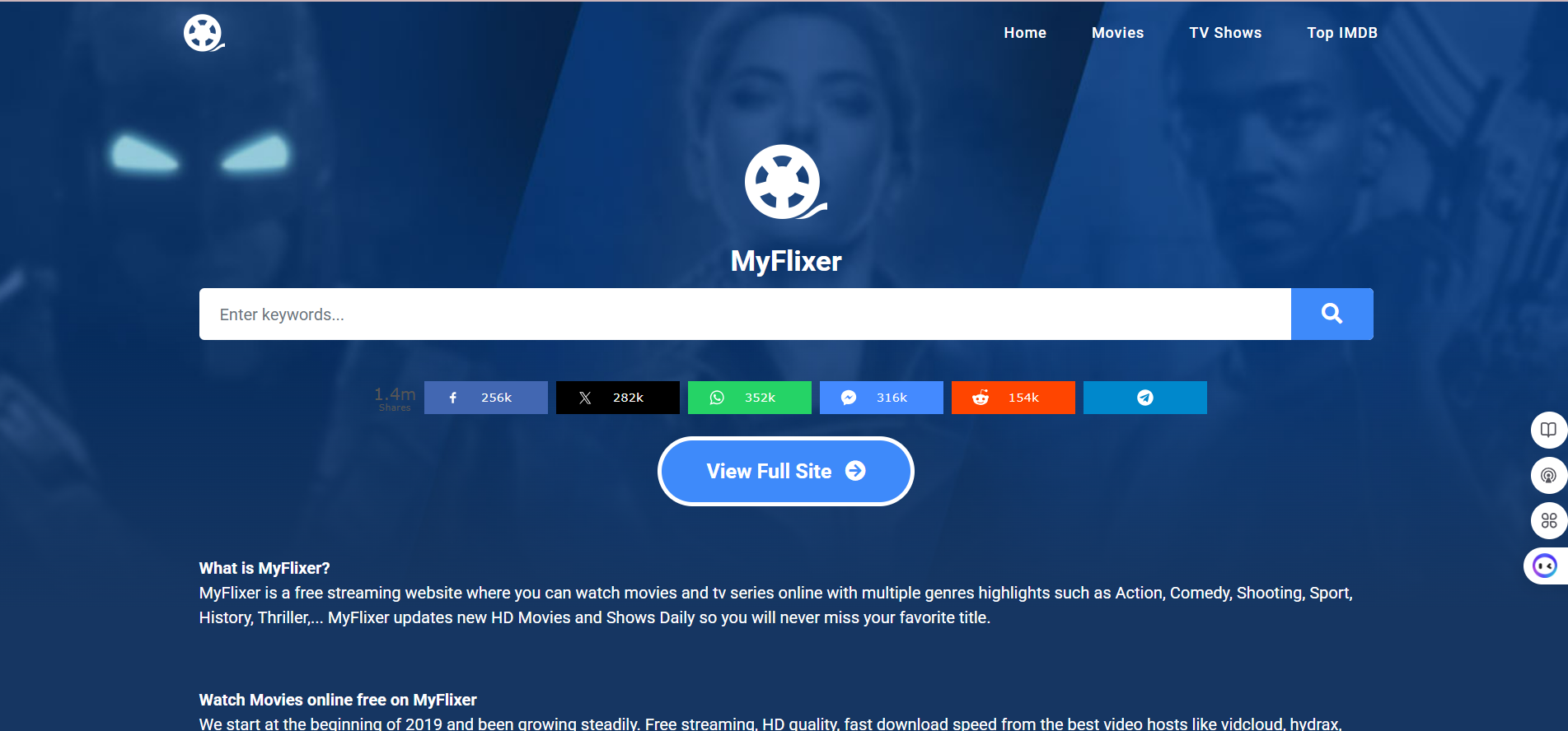 Top 17 MyFlixer Alternatives in 2025 (All Free) - ExtremeVPN
